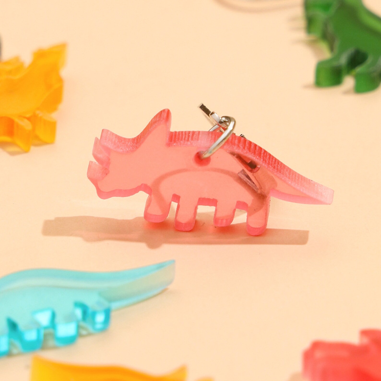 Set of 5 Pairs of Cute & Cheeky Fun Dinosaur Earrings - Etsy