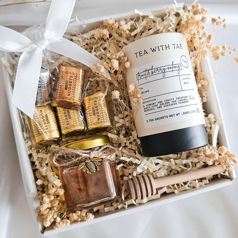 Honey Tea and Cookie Box - Etsy