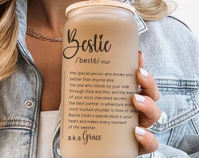 Friendship Cup Best Friend Gift Tumbler BFF Gift Idea Long Distance ...