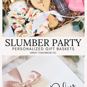 Slumber Party Favor Gift Box for Pre Teen Girl Birthday Sleepover Gift ...