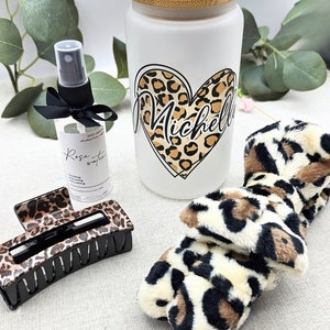 Personalized Leopard Lover Gift Box Birthday Pamper Gift Box ...