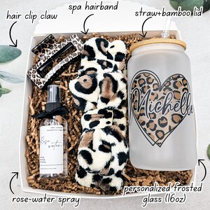 Personalized Leopard Lover Gift Box Birthday Pamper Gift Box ...