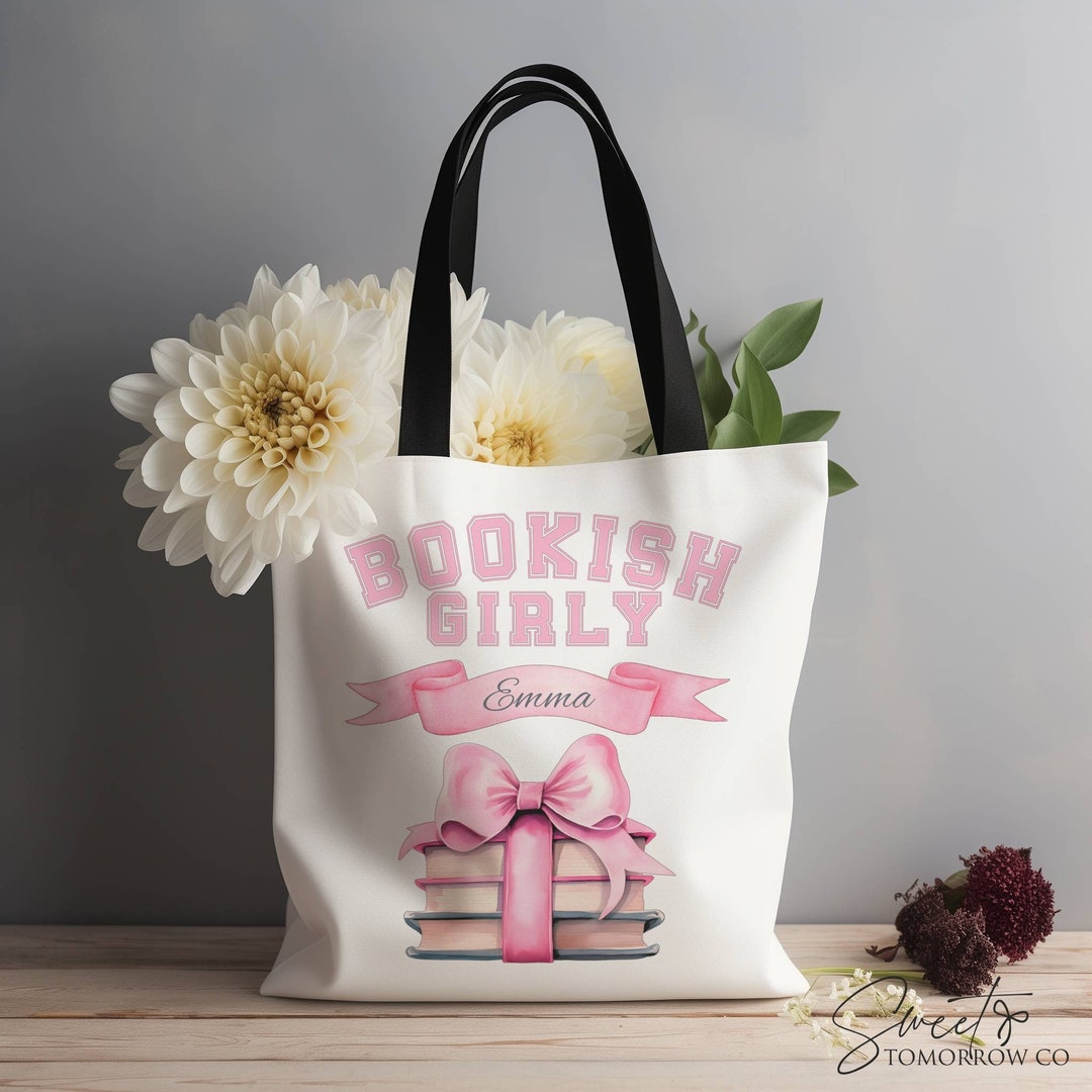 Book Bag for Book Lover Tote Bag for Book Gift Friend Birthday Gift ...