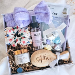 Personalized Self Care Gift Teen Girl Customized Beauty Set Birthday ...
