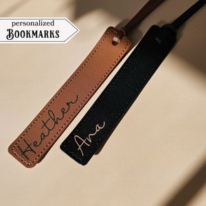 Book Lover Bookmark With Name Custom Book Mark for Her Reader Gift ...