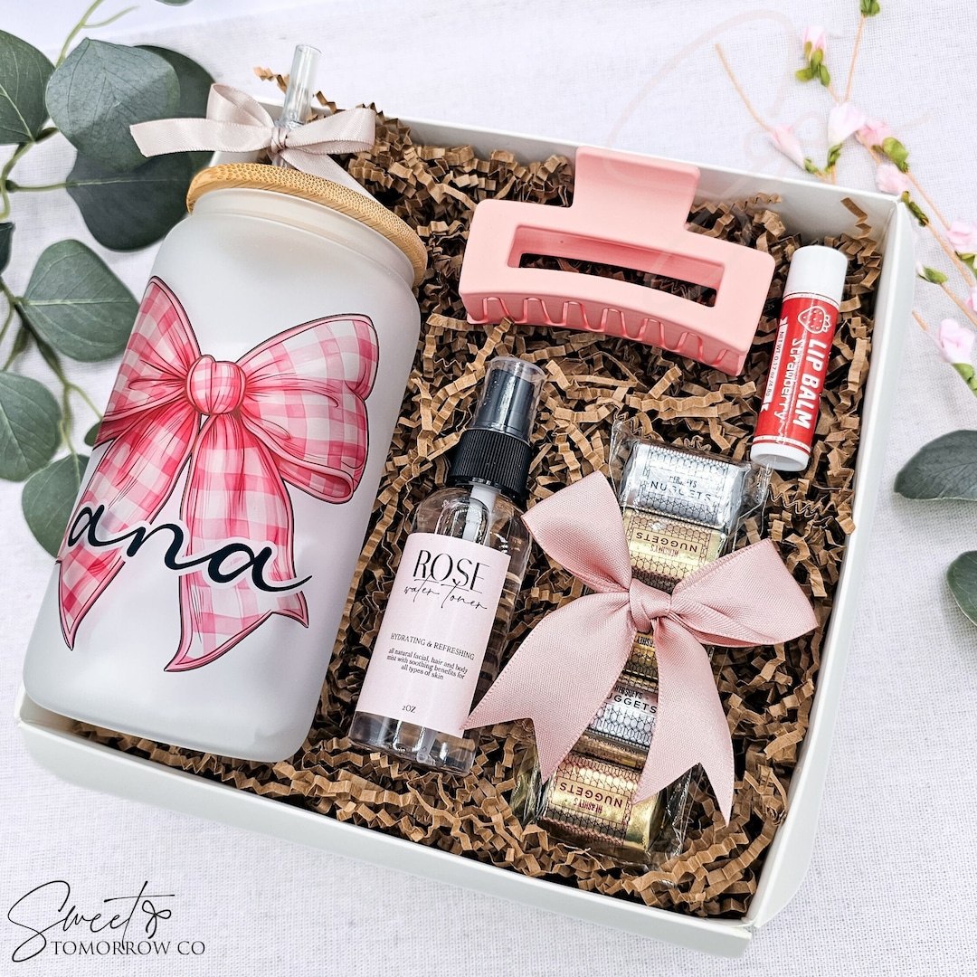 Cheer up Gift Box for Her Personalized Birthday Basket for Girl ...