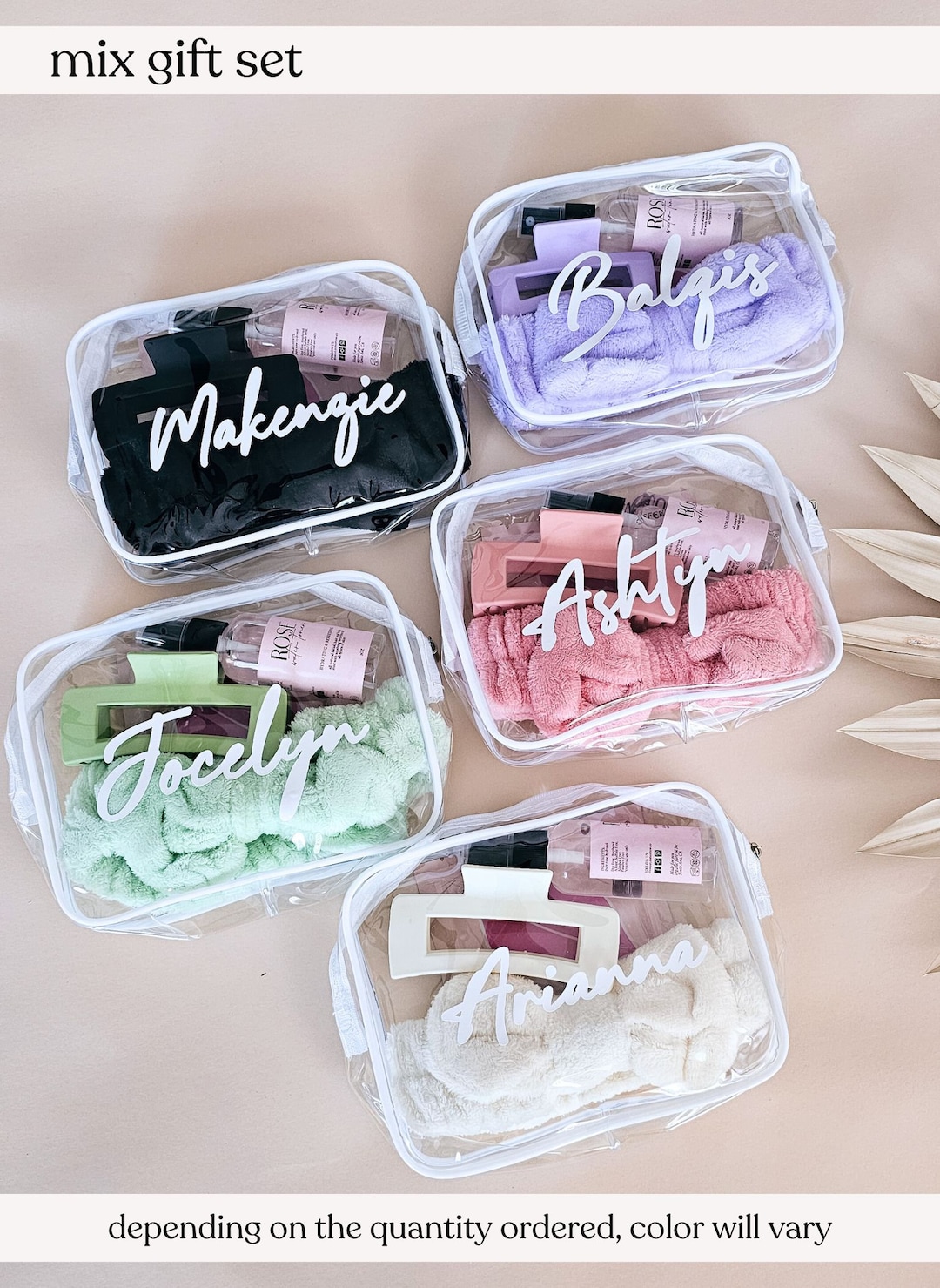 Thank You Gift for Teen Bday Girl Beauty Gift Bag for Bachelorette ...