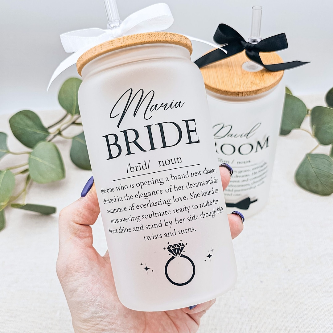 Personalized Bride Gift for New Bride Name Keepsakes for Wife to Be ...