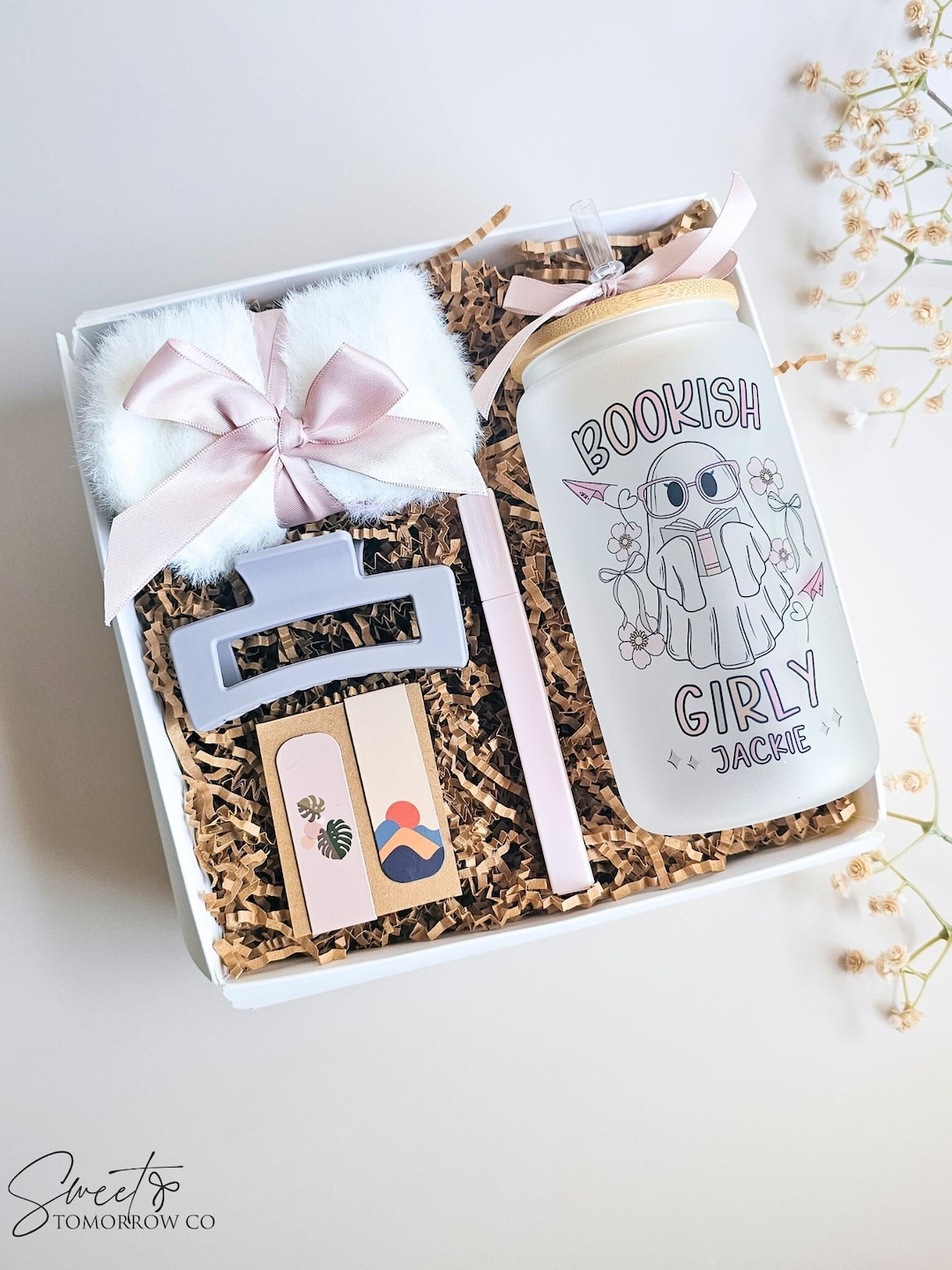 Gift Box for Book Lover Girly Gift Idea Bookish Gift for Reader Women ...