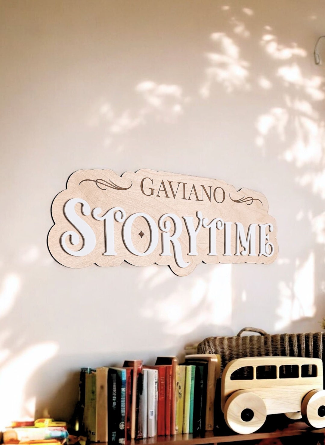 Reading Corner Sign for Kids Room Book Corner Decor Sign Storytime Book ...