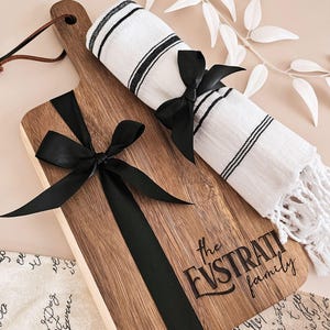 Personalized Housewarming Gift Kitchen Set Engraved Cutting Board ...