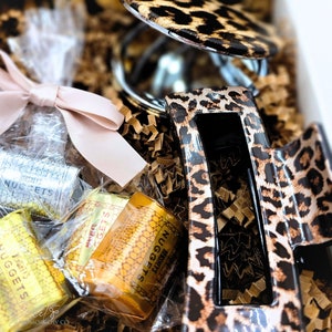 Cheetah Print Gift Box for Best Friend Leopard Print Birthday Gift for ...