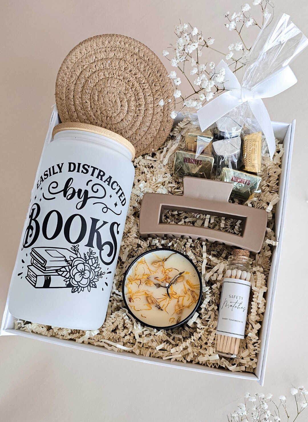 Book Lover Gift Box Birthday Bookish Gift for Friend Birthday Gift for ...
