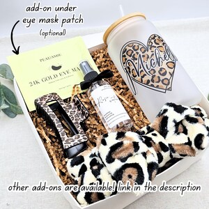Personalized Leopard Lover Gift Box Birthday Pamper Gift Box ...