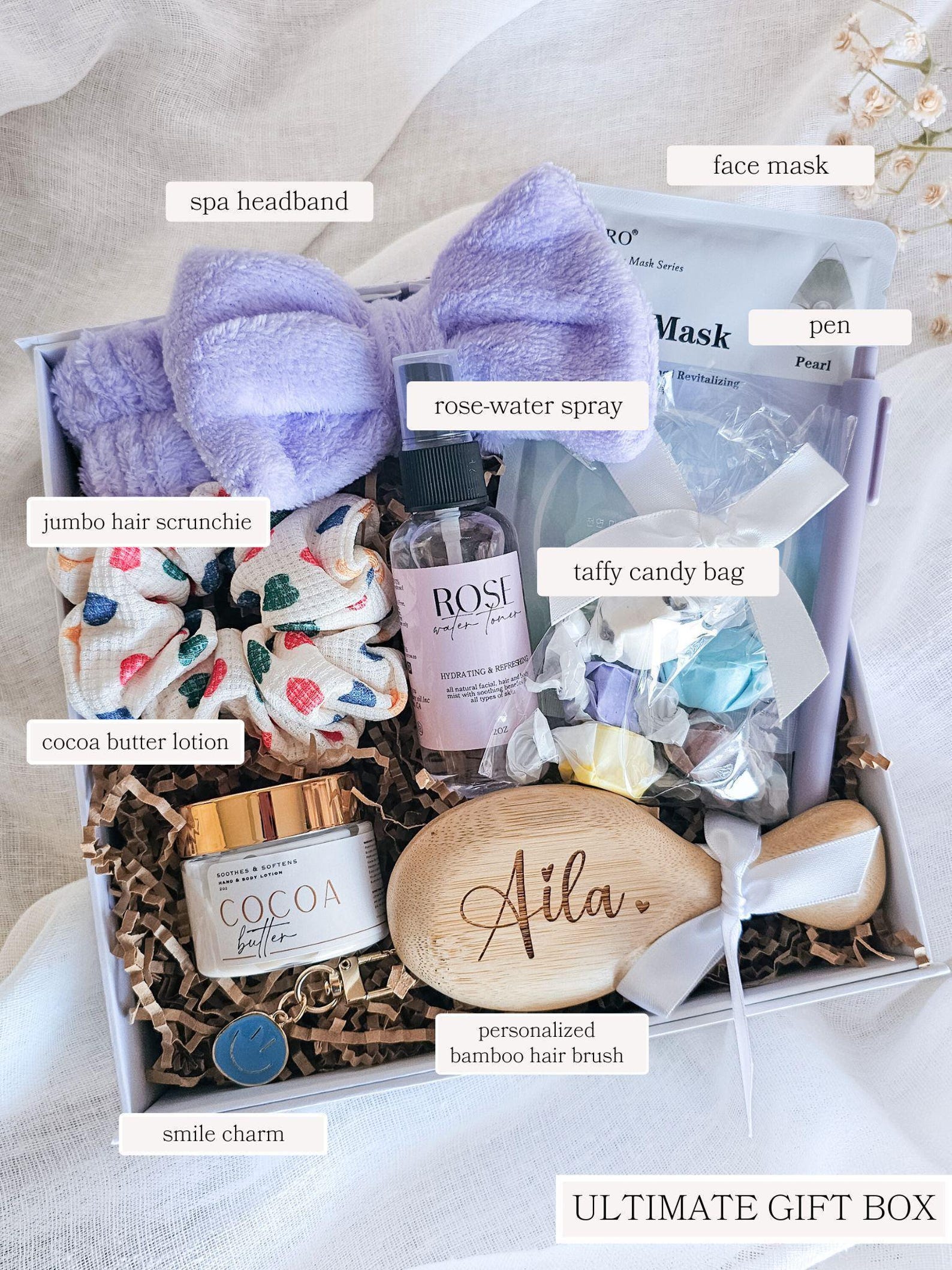 Slumber Party Favor Gift Box for Pre Teen Girl Birthday Sleepover Gift ...