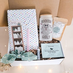 Mystery Book Gift for Book Lover Gift Box Spa Birthday Box for Reader ...