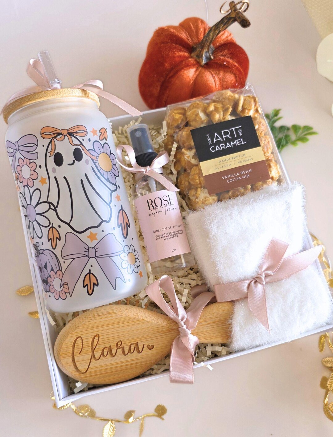 Boo Basket Cozy Spa Night Self Care Present for Daughter Halloween Gift ...
