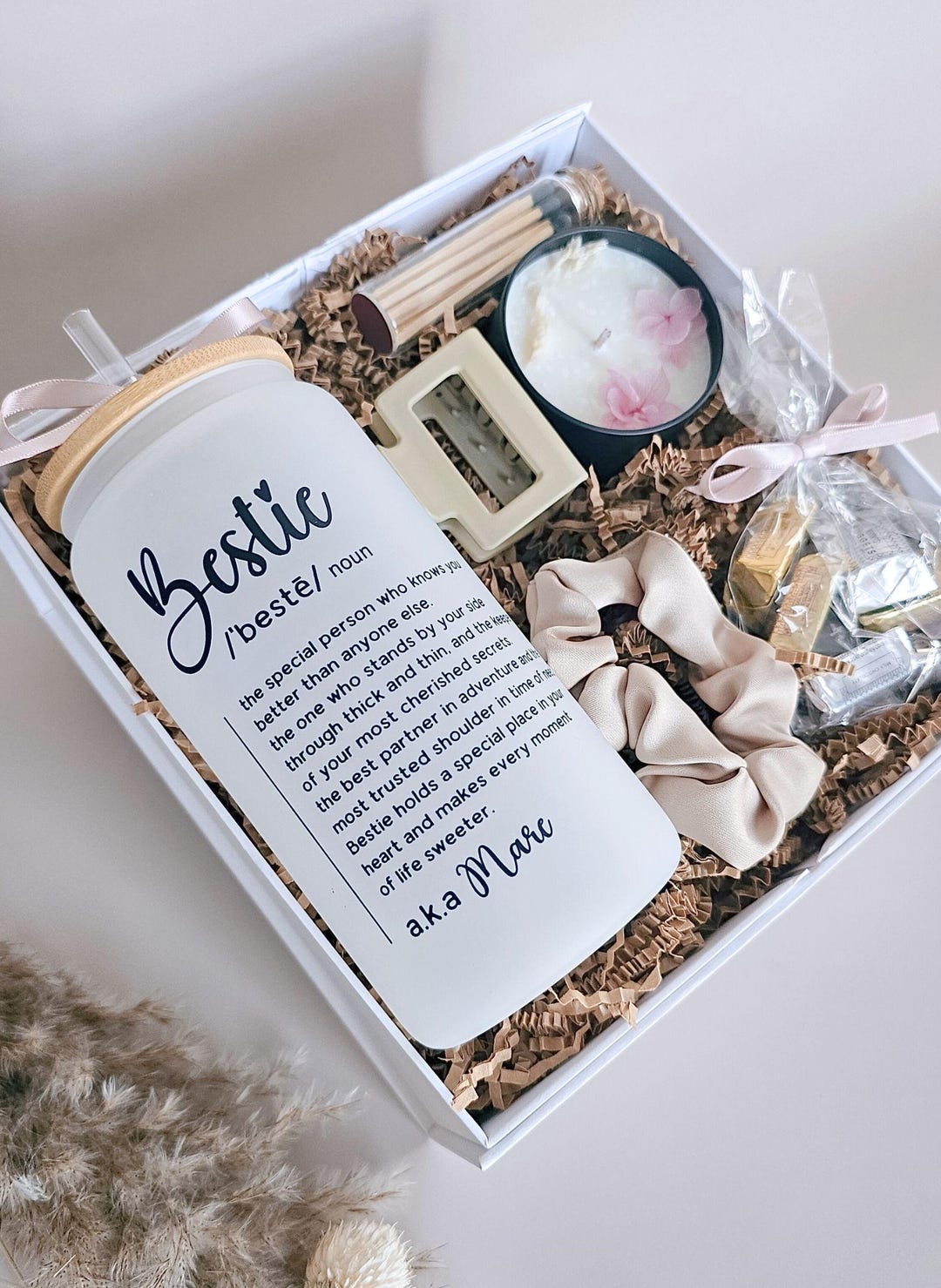 Birthday Box for Best Friend Gift Basket Bestie Gift Box Personalized ...