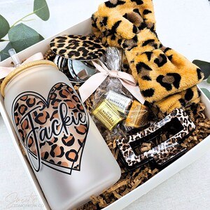 Cheetah Print Gift Box for Best Friend Leopard Print Birthday Gift for ...