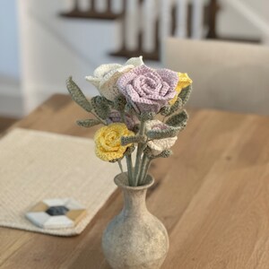 Crochet Roses. Handmade Roses. Vintage Flowers. - Etsy