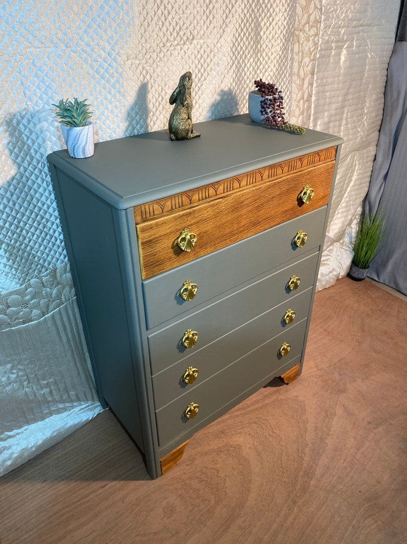 NOW SOLD Harris Lebus 5 Drawer Chest of Drawers - Etsy