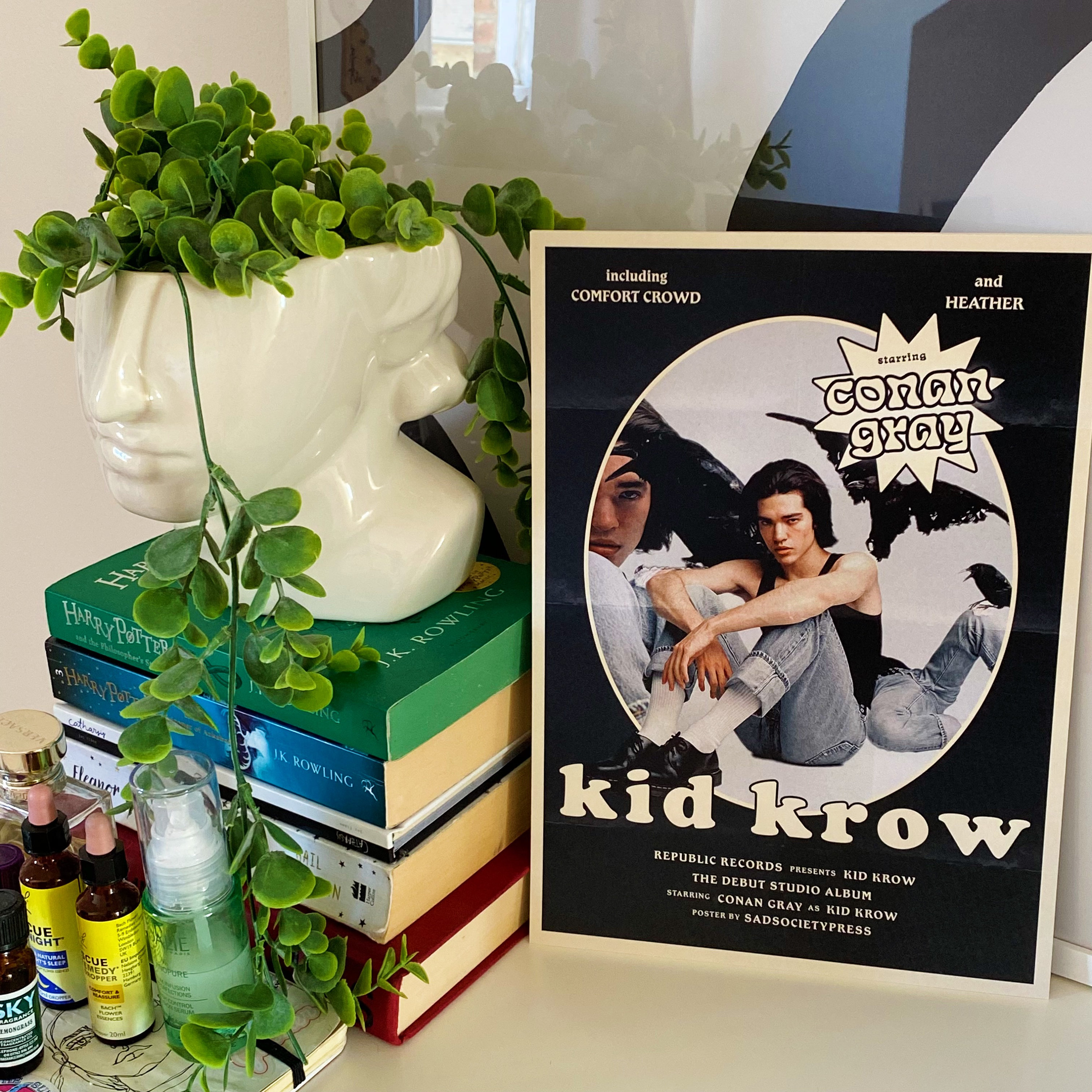 Conan Gray Kid Krow, Retro Movie Poster A4 Print Designed & Sold By Linda