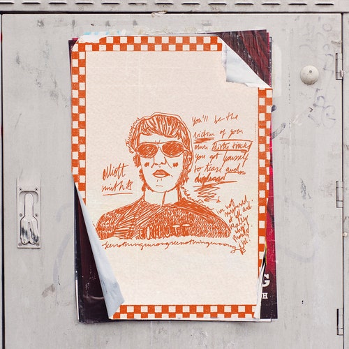 Elliott Smith Either/or Sketch Poster A4 Print - Etsy