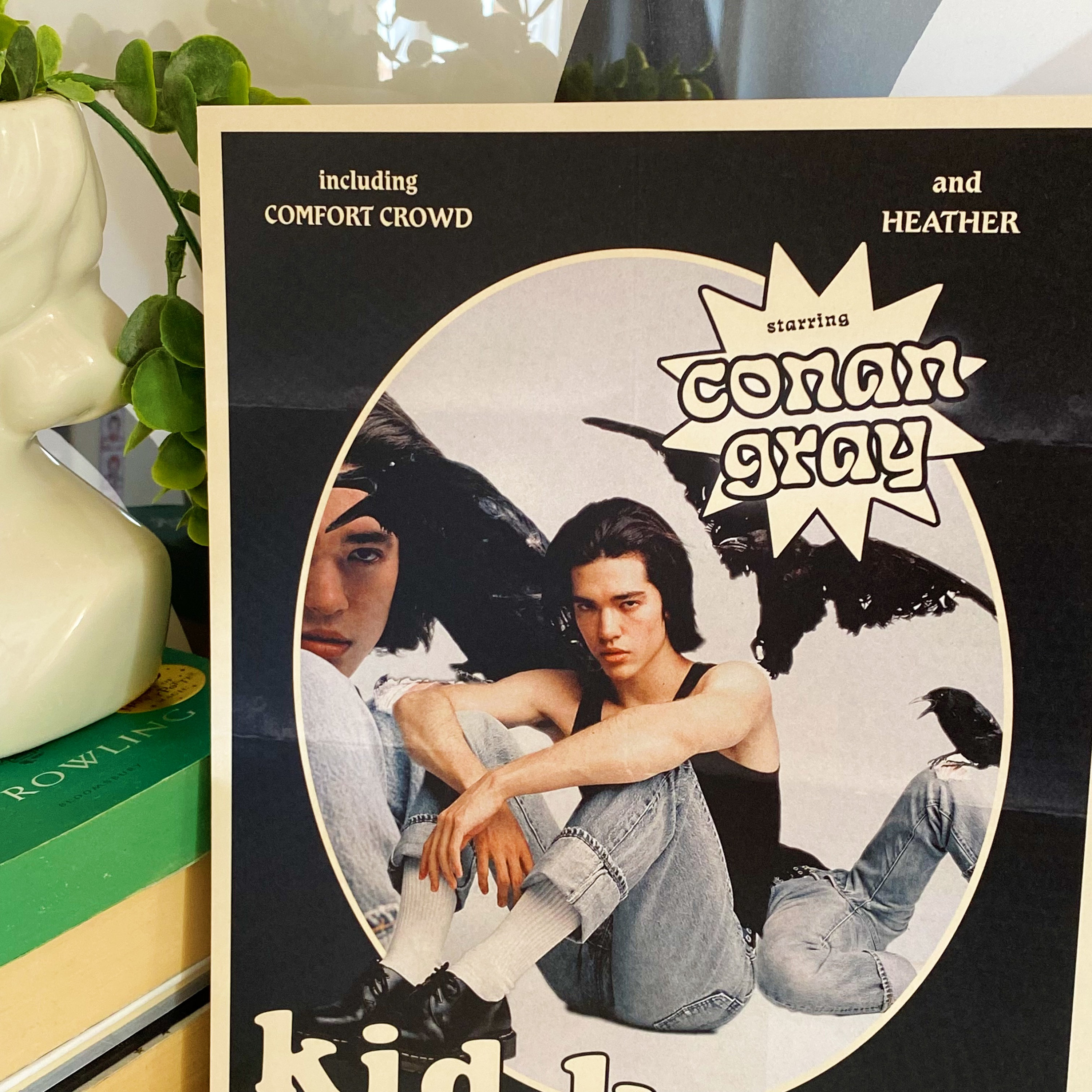Conan Gray Kid Krow, Retro Movie Poster A4 Print Designed & Sold By Linda