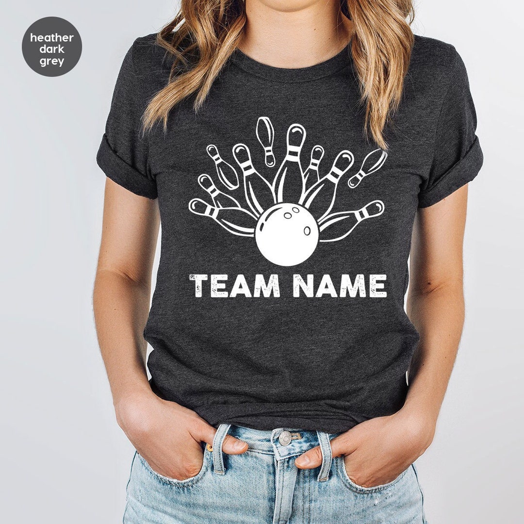 Personalized Bowling T-shirt, Customized Bowling Crewneck Sweatshirt ...