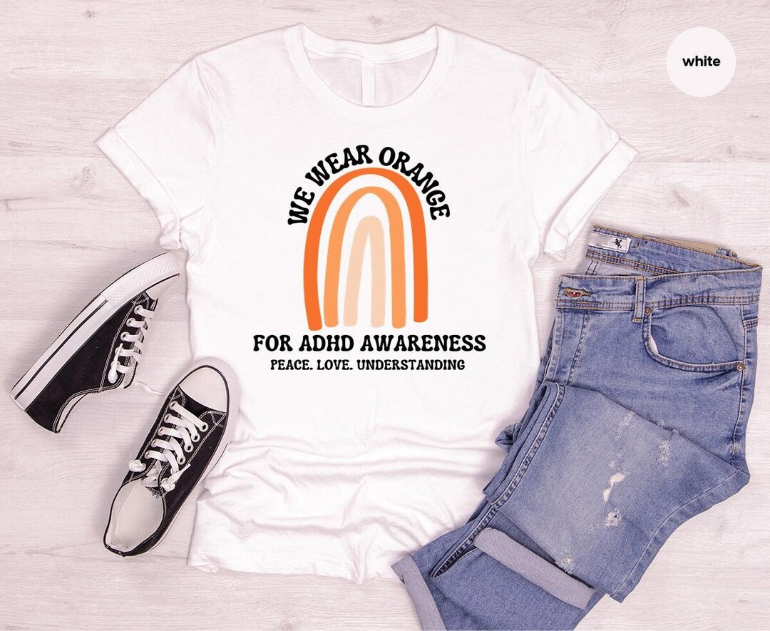 ADHD Shirt, ADHD Gifts, ADHD Awareness Month Outfit, Gift for Her ...