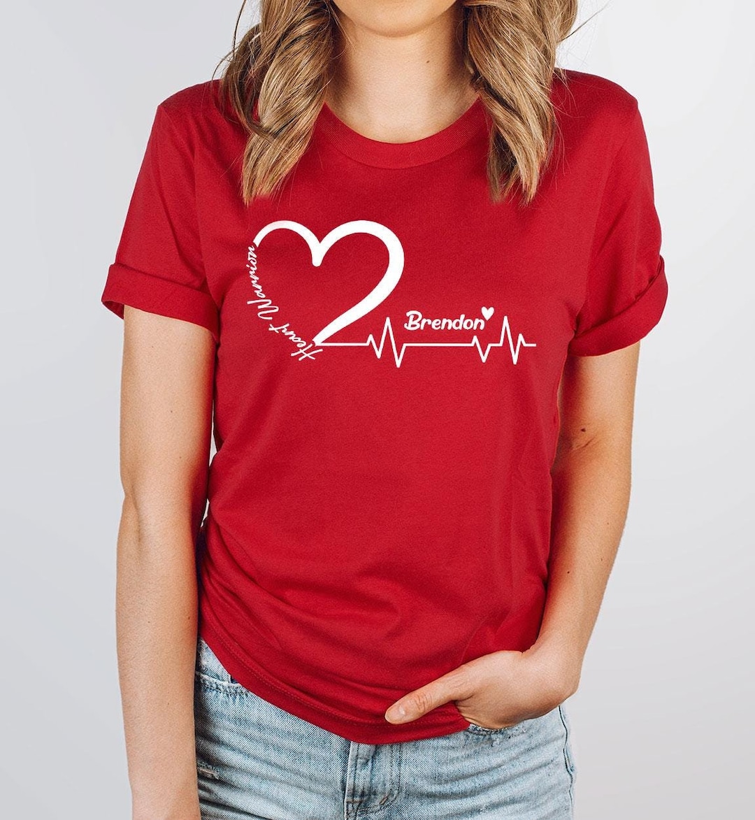 Custom Heart Warrior Shirt, Personalized Heart Warrior Gift Shirt, Chd ...