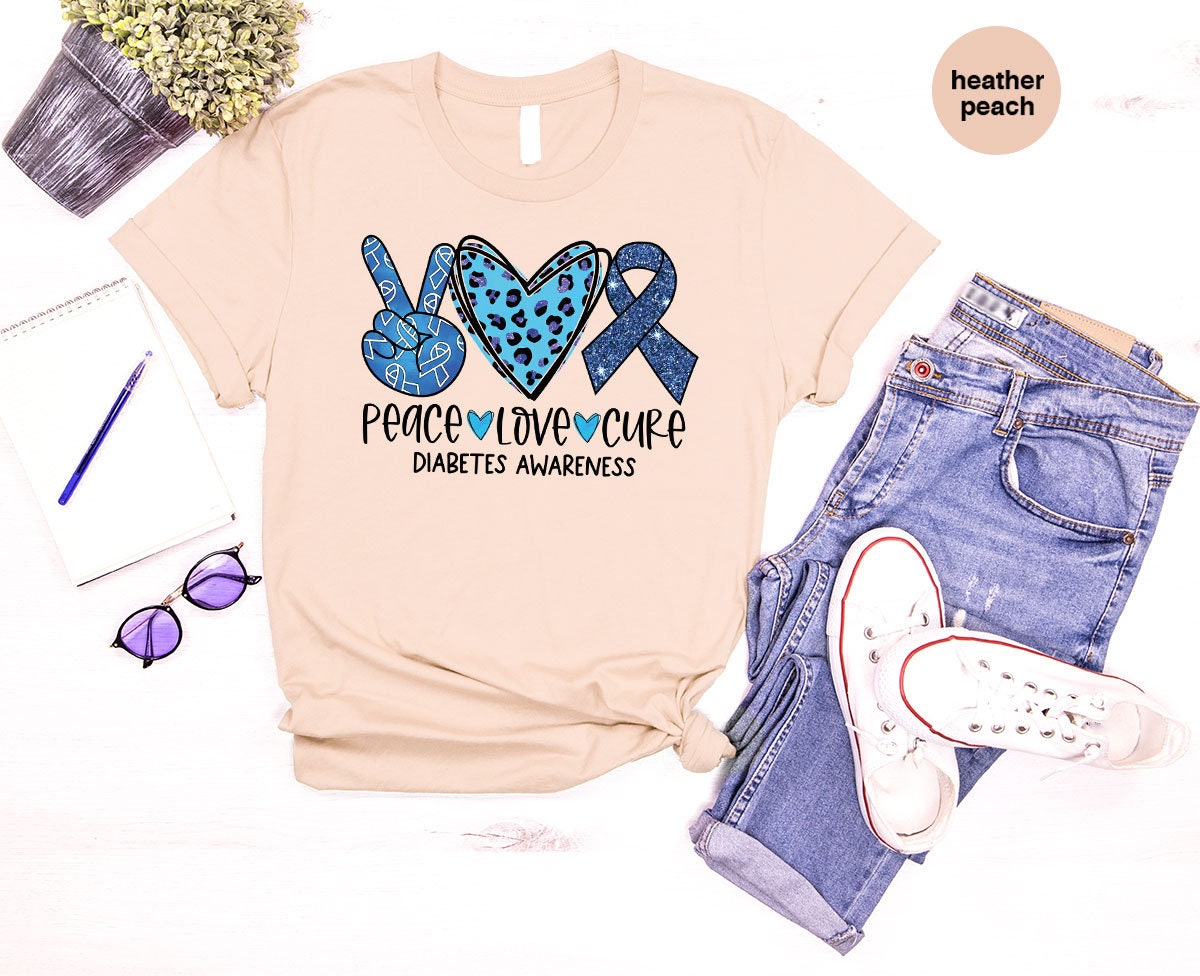 Diabetes Awareness Shirts for Diabetes Month Diabetes Warrior - Etsy