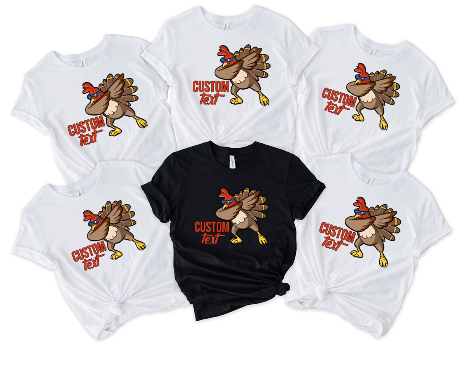 Custom Name Thanksgiving Shirt, Customized Thankful Shirt, Funny Turkey ...