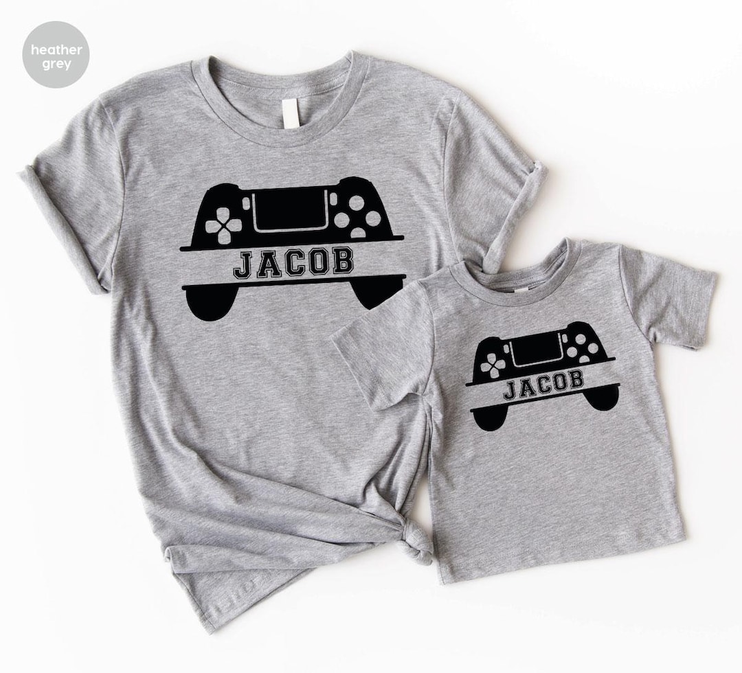 Custom Gamer Shirt, Personalized Gamer Gifts, Gifts for Him, Customized ...