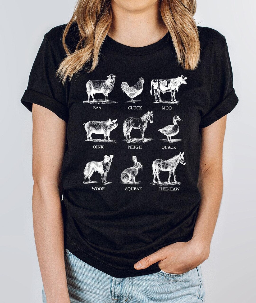 Farm Animal Shirt,animal Love Shirt,farm Shirt,animal Shirt,farmer ...