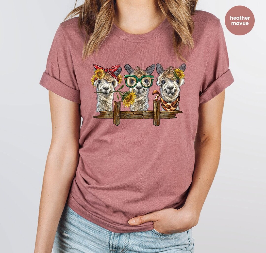 Funny Alpaca Shirt, Cute Alpaca Crewneck Sweatshirt, Alpaca Gifts ...