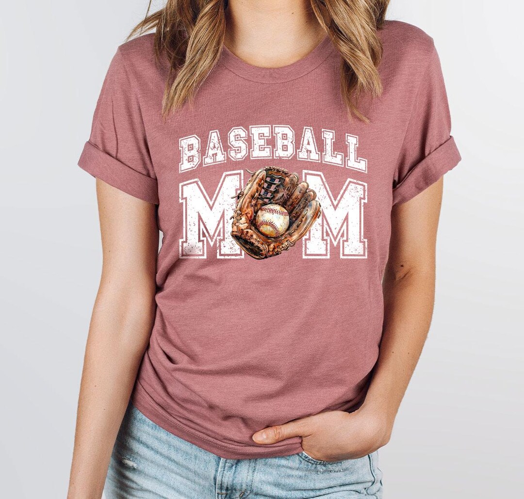 Baseball Mom Shirt, Cute Sports Mom Tee, Baseball Game Tee, Baseball ...