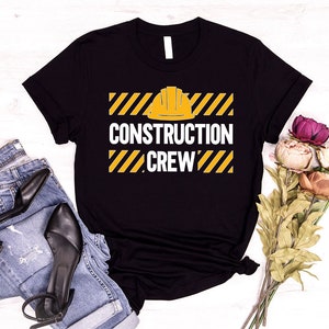Construction Birthday Party Shirts, Construction Crew Shirts, Kids ...