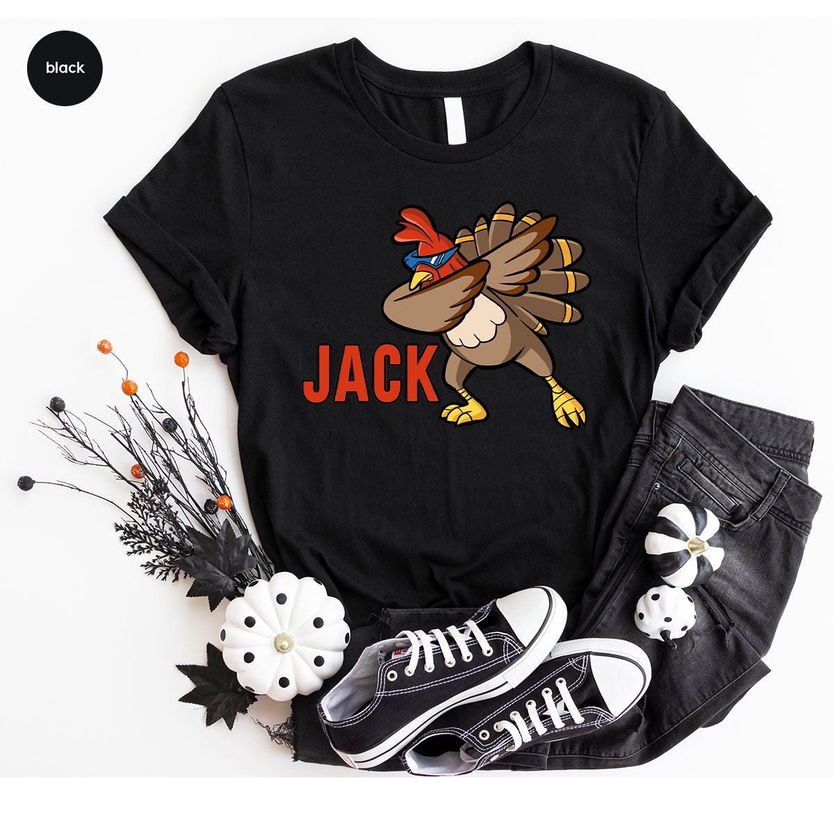 Custom Name Thanksgiving Shirt, Customized Thankful Shirt, Funny Turkey ...