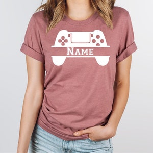 Custom Gamer Shirt, Personalized Gamer Gifts, Gifts for Him, Customized ...