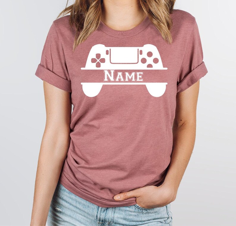 Custom Gamer Shirt, Personalized Gamer Gifts, Gifts for Him, Customized ...