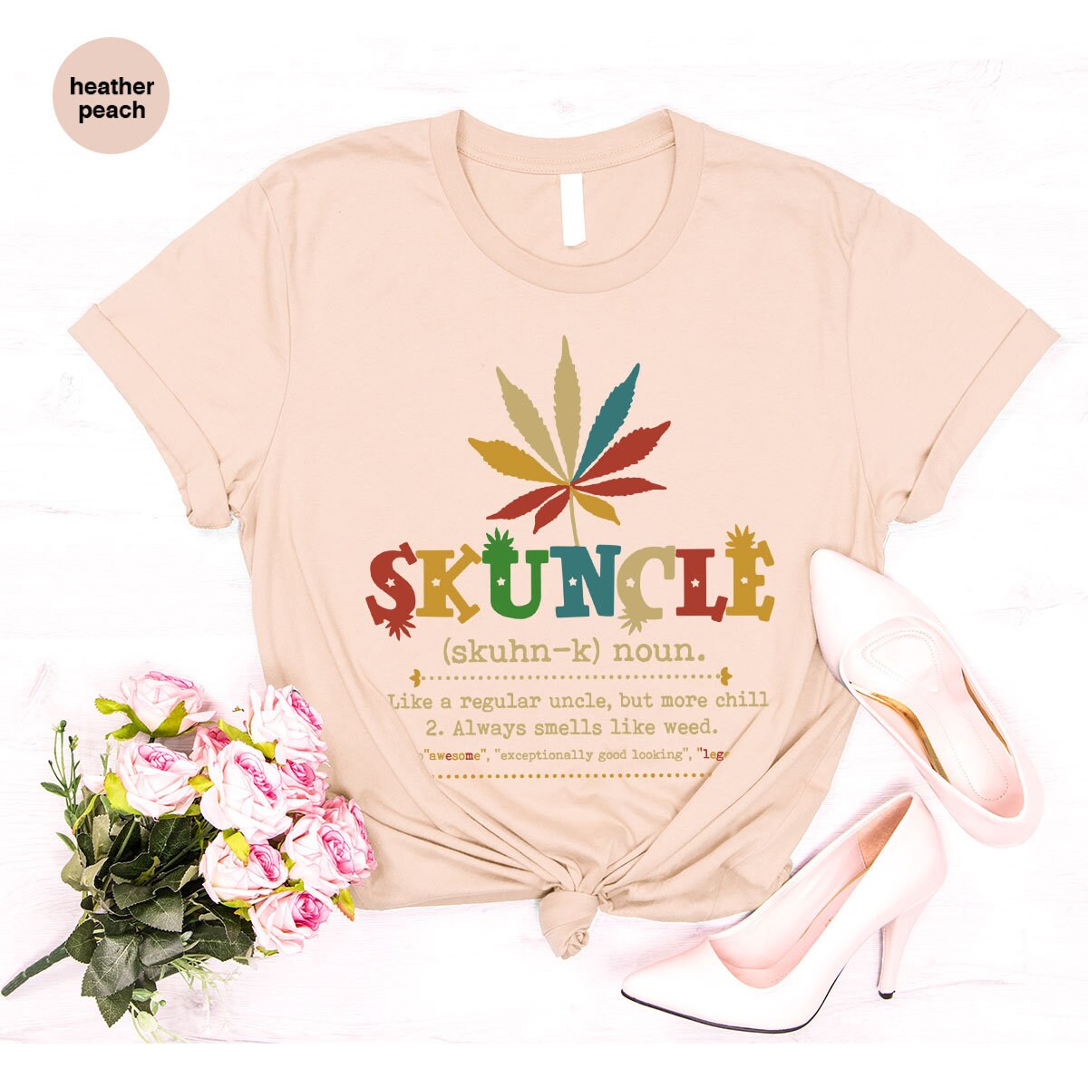 Funny Skuncle Definition Shirt Weed Gifts for Uncle - Etsy