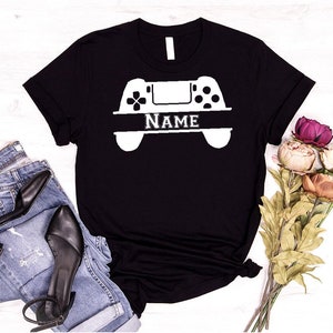 Custom Gamer Shirt, Personalized Gamer Gifts, Gifts for Him, Customized ...