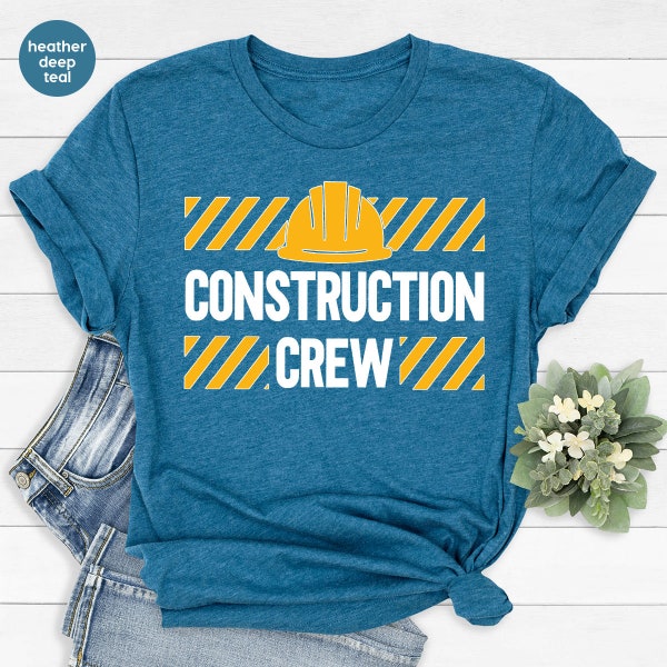 Construction Crew Shirt - Etsy
