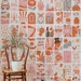 100 Pcs Boho Pastel Colors Wall Collage Kit, Floral Wall Collage Kit ...