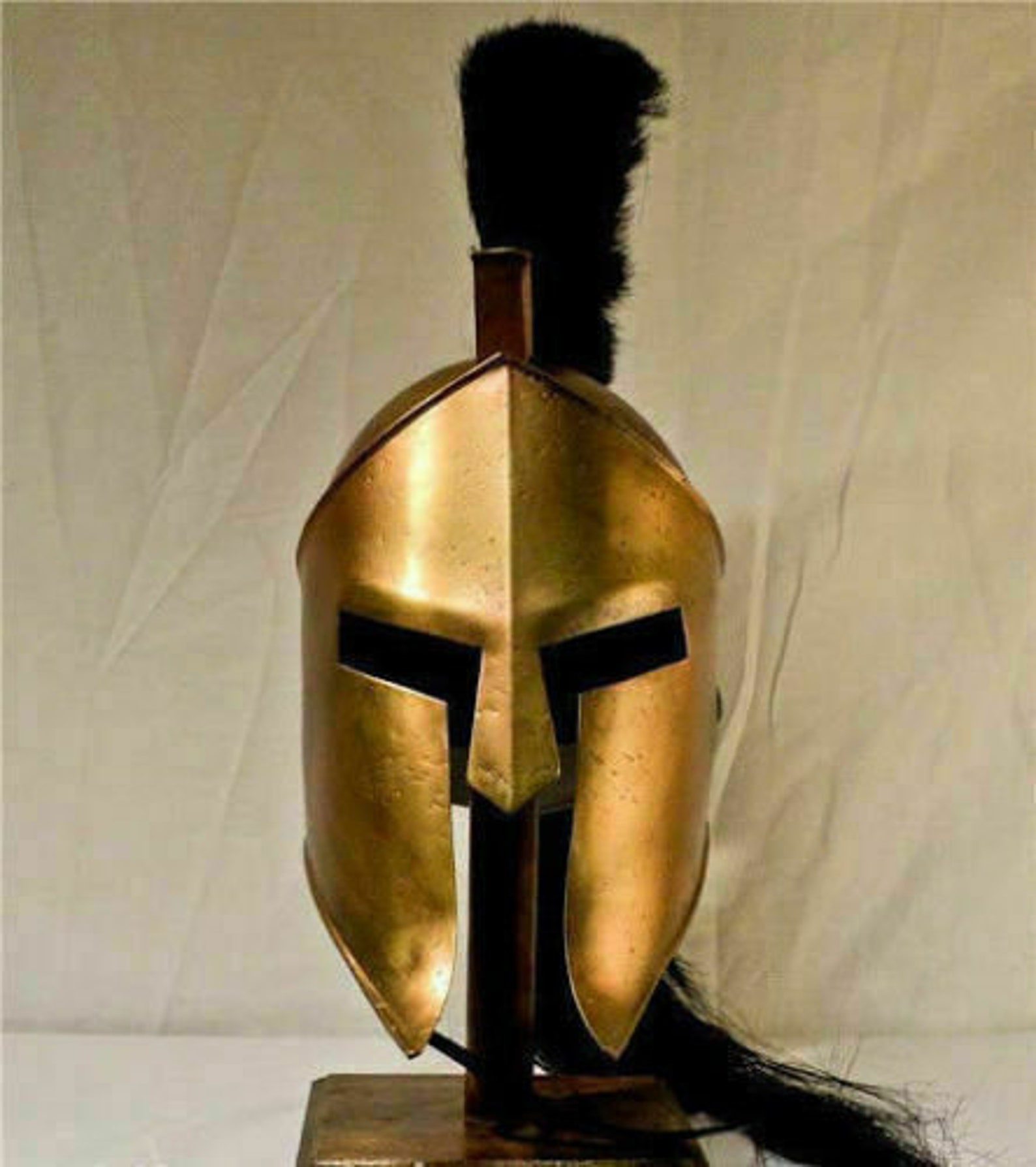 King Leonidas spartan 300 movie helmet Greek golden steel | Etsy King Leonidas spartan 300 movie helmet Greek golden steel | Etsy