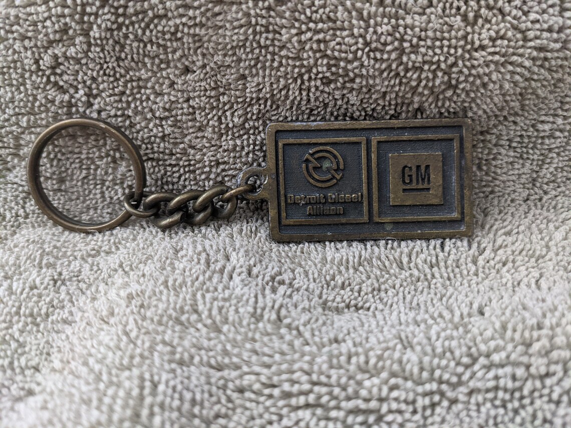 Vintage Bronze Keychain - Etsy