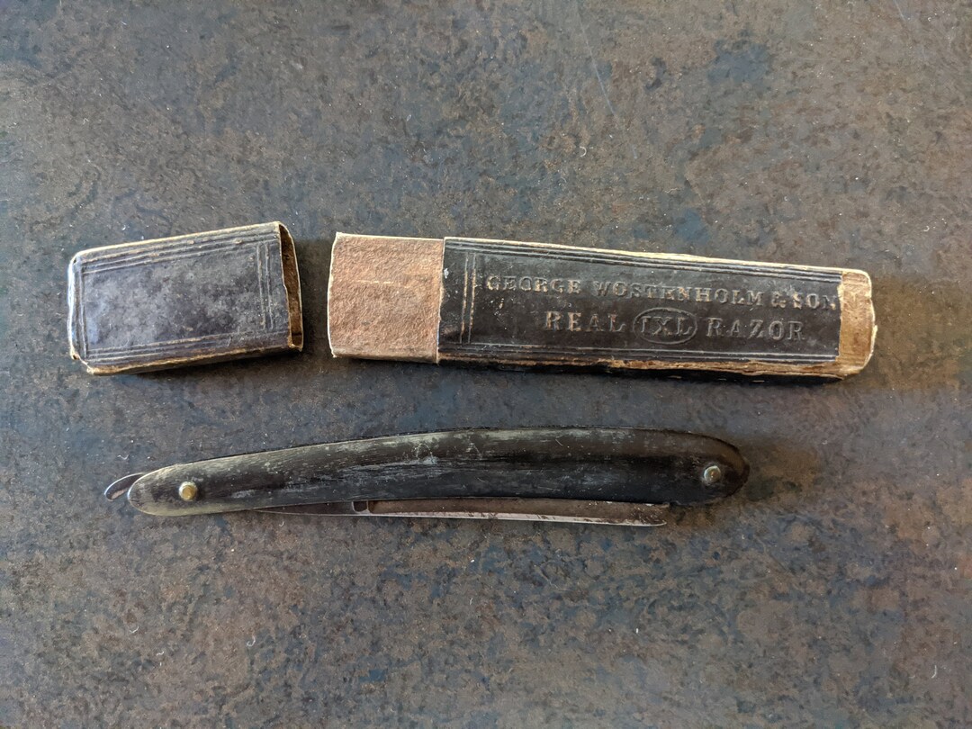 Vintage Straight Razor - Etsy
