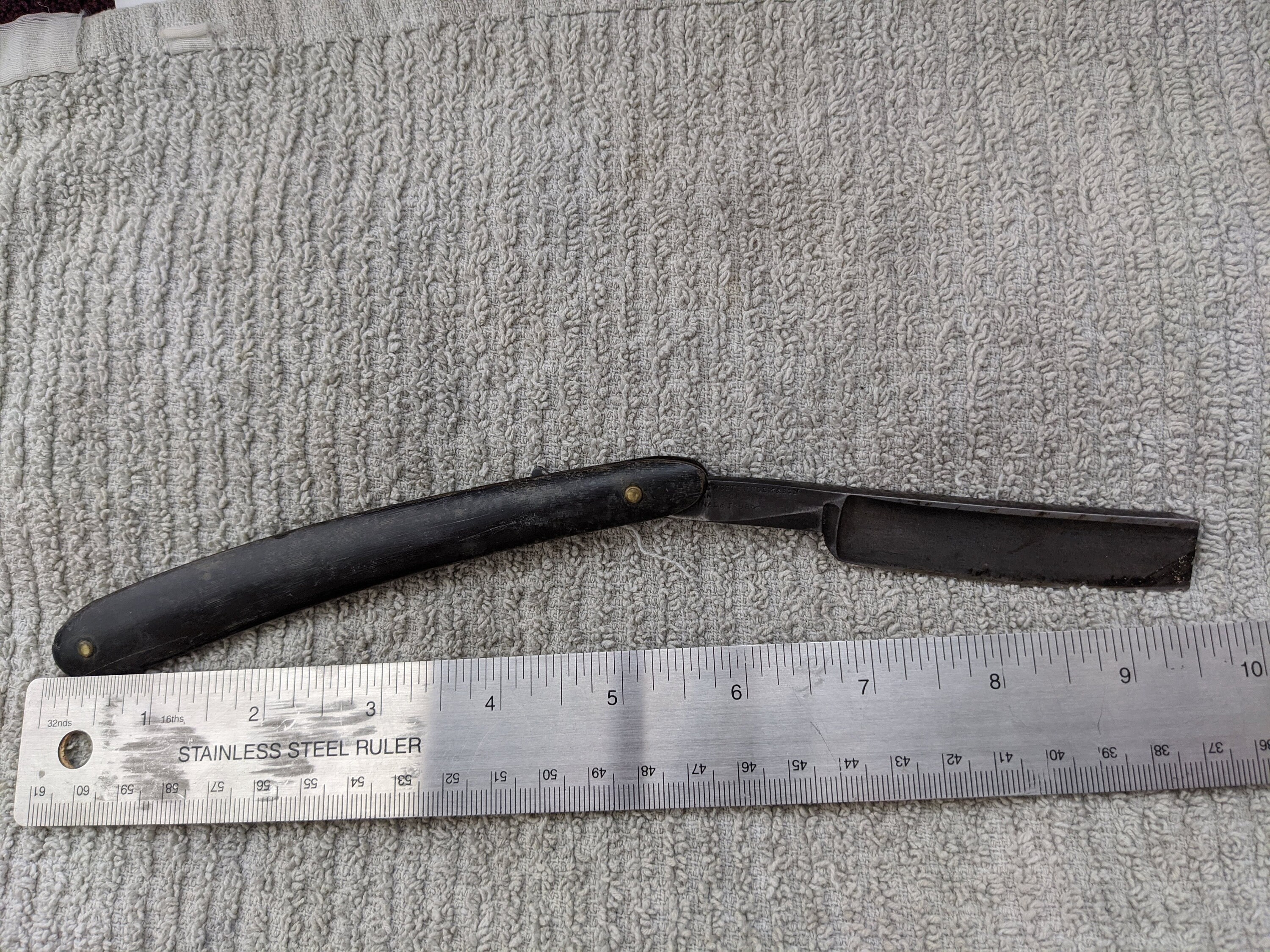 Vintage Straight Razor - Etsy