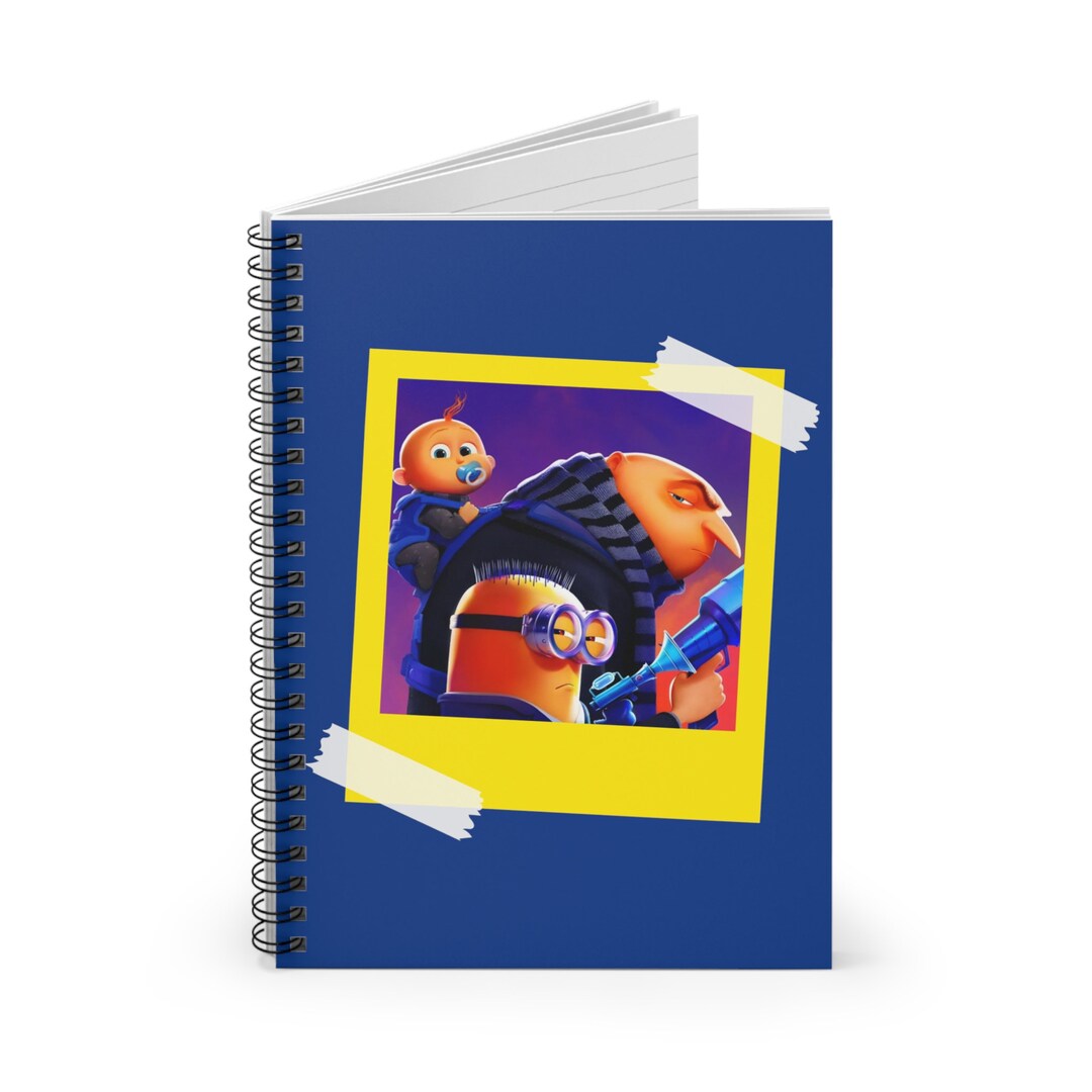 Minions Notebook Minions Journal Ruled Line Journal Despicable Me Fun ...